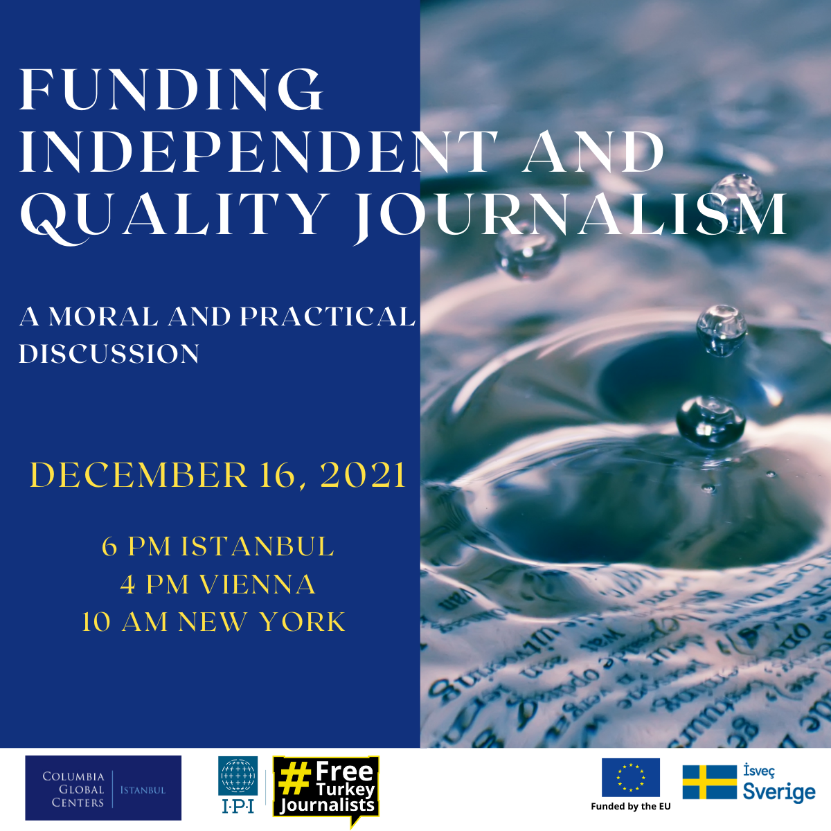 Quality Journalism Webinar Series | Columbia Global Centers